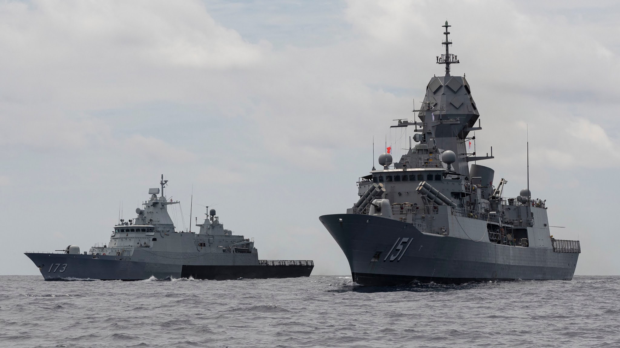 DEFENSE STUDIES: HMAS Arunta Exercises with Malaysian Navy