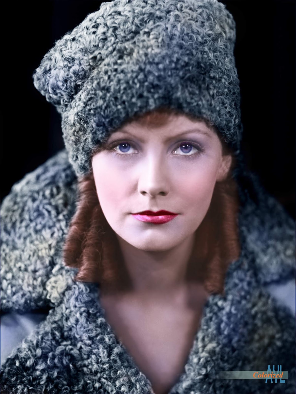 Colors for a Bygone Era: Great Garbo (1905 - 1990) in her 1935 film ...