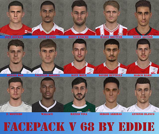 PES 2017 Facepack 2021 V68 by Eddie Facemaker PES 2017 Facepack 2021 V68 by Eddie Facemaker