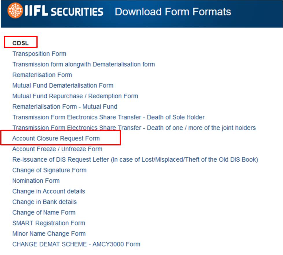 How to Close IIFL Demat Account
