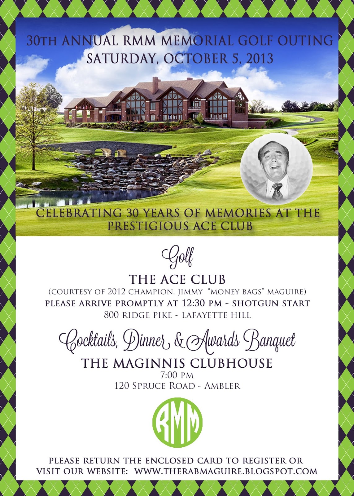RMM Memorial Golf Outing: Invitation