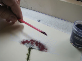 Magnolia's Place: Painting With Embossing Powers Tutorial