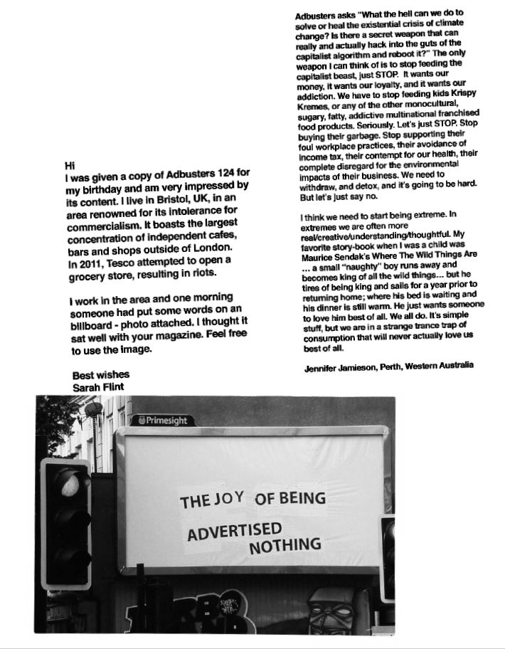 A-Level Media Studies: Adbusters - essential pages