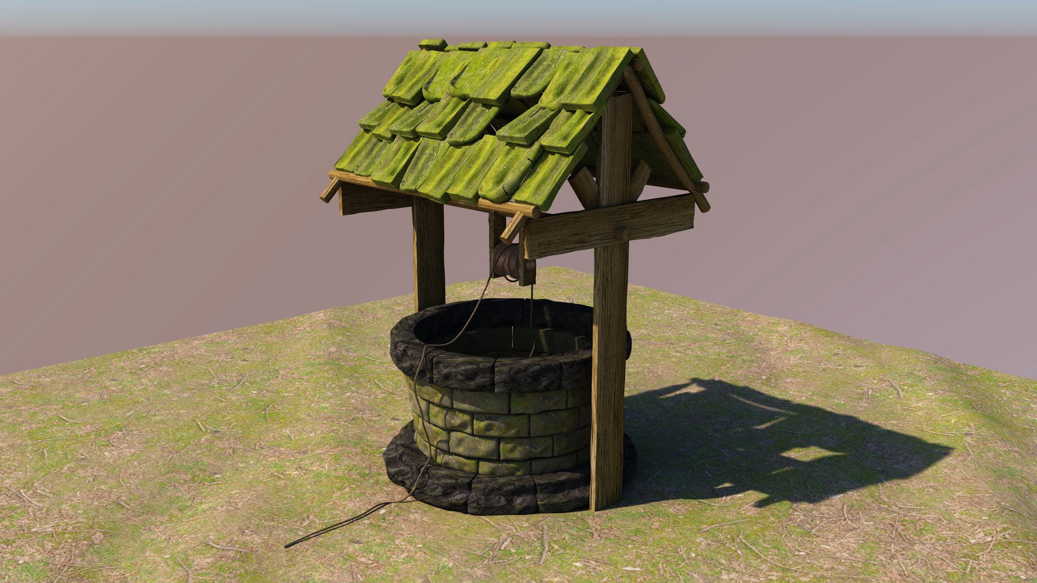 Cartoonic Well - Maya