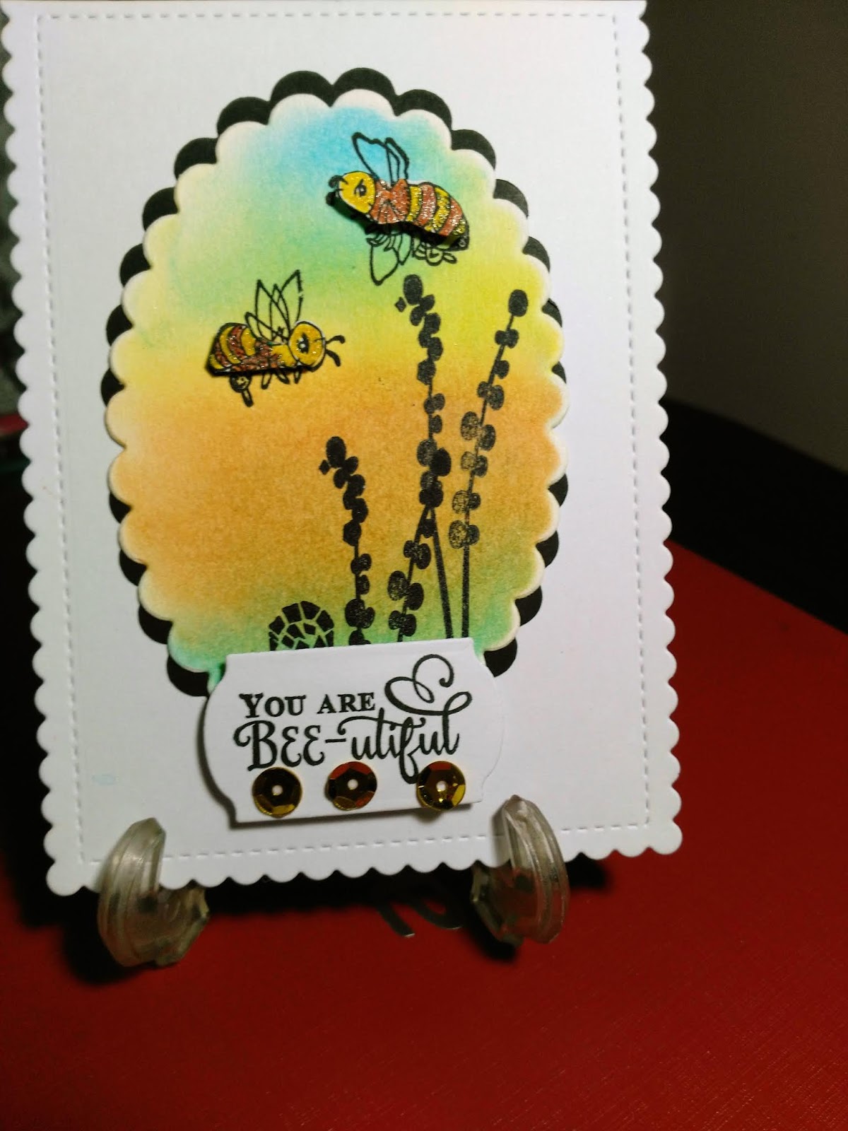 Mi Scrap: bee-utiful card