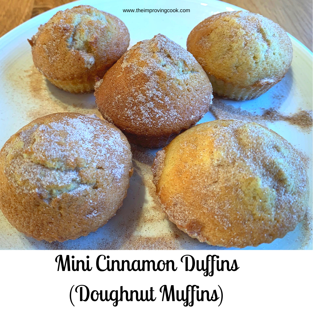 Mini Cinnamon Doughnut Muffin Bites (Duffins)