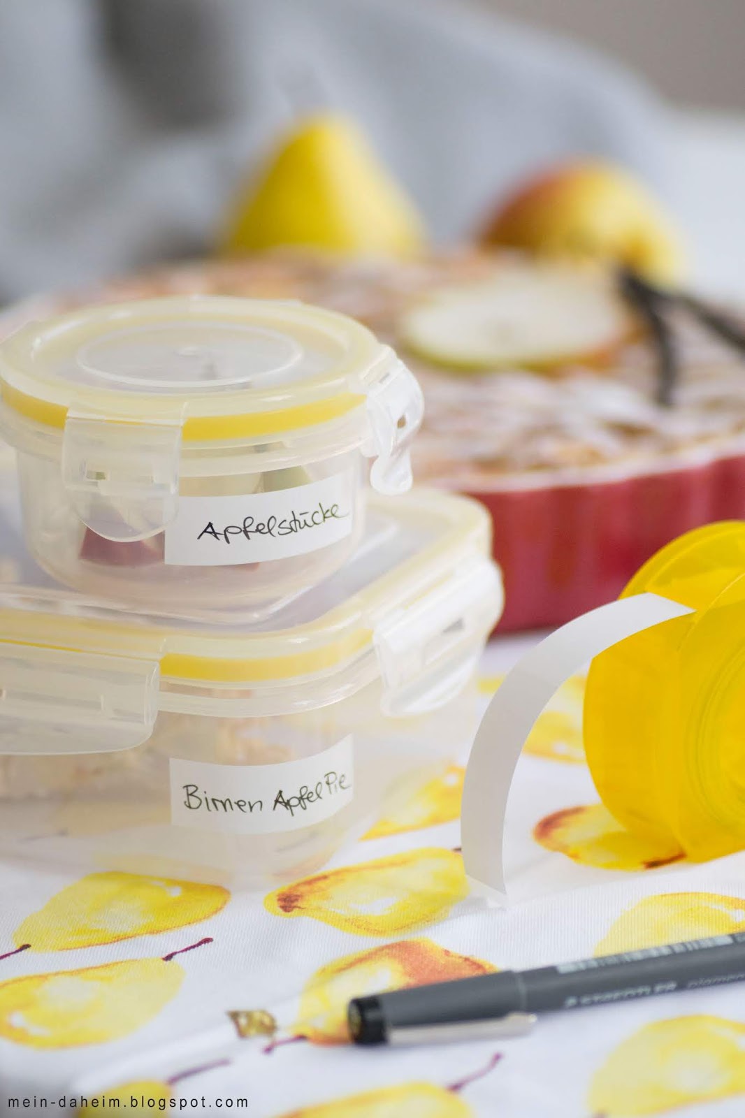 mein-daheim: #YUM | Birnen Apfel Pie - in Kooperation mit Tchibo