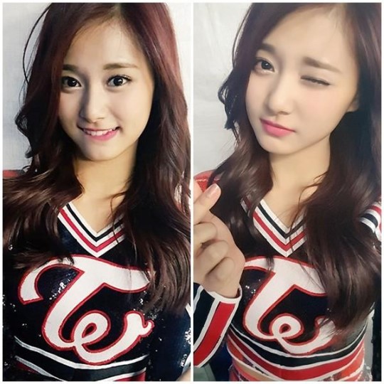 #616 Tzuyu shows off her aegyo in new selca - kkuljaem