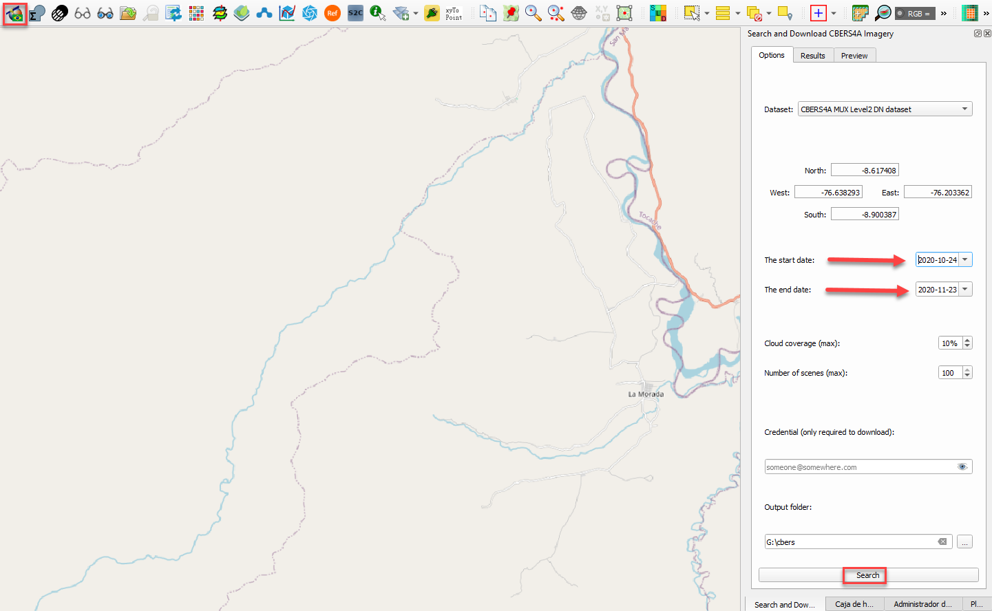 BLOG CARLOS CARBAJAL : Descarga y manejo de imágenes del CBERS4A a ...