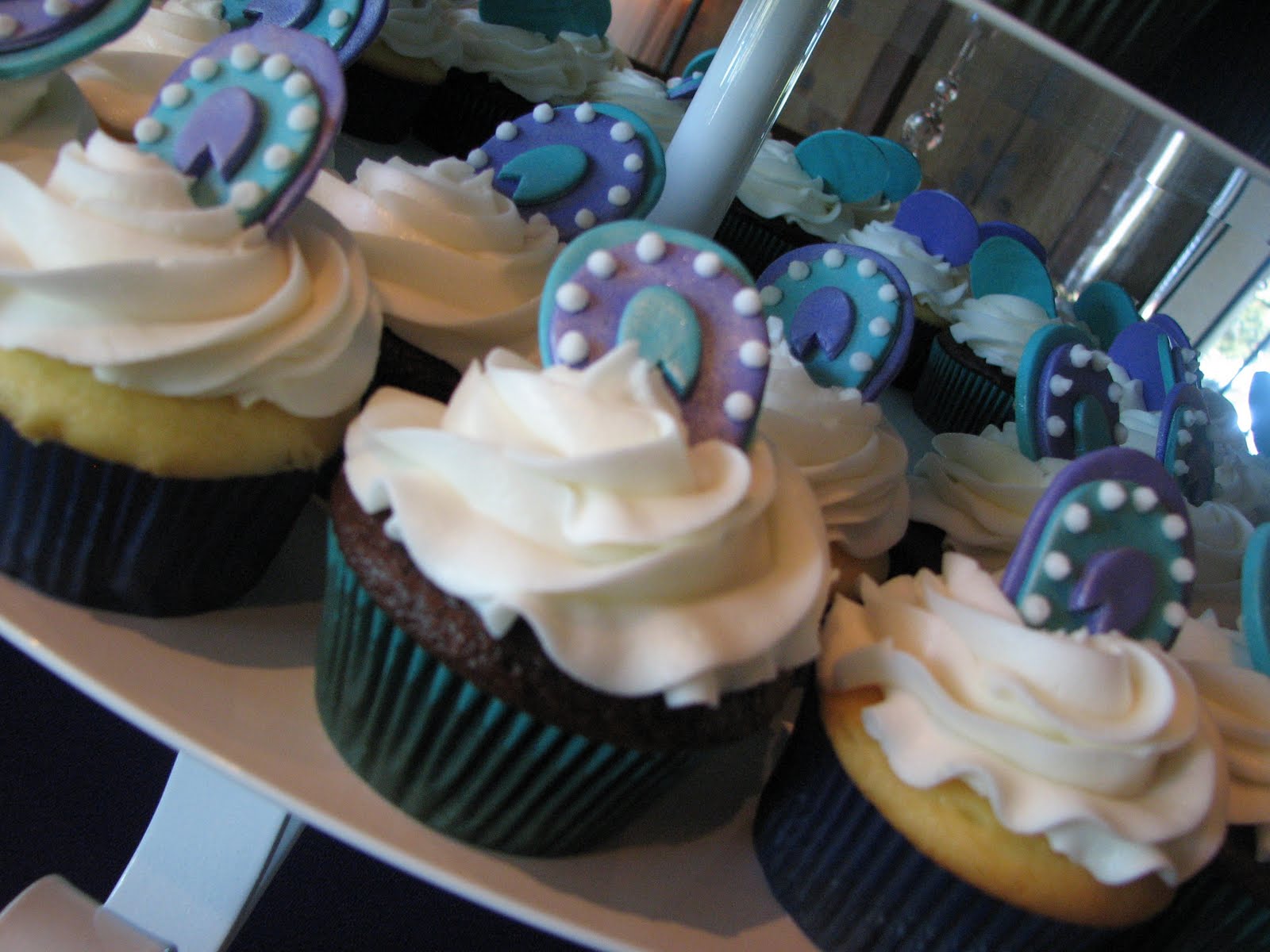 Decadent Designs Ken And Tracy Peacock Cupcake Wedding Cake