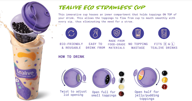 Chewling Chua: TEALIVE ECO STRAWLESS CUP