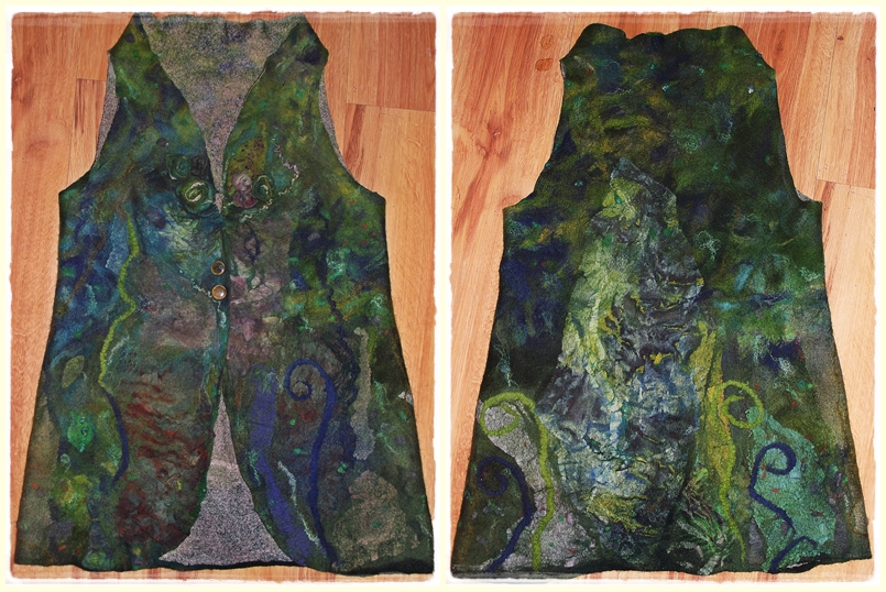 Eszter Nemez Műhelye: Selyem nemez/Nuno-nemez