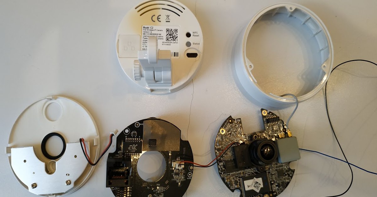 Teardown & serial port on the Foscam C2