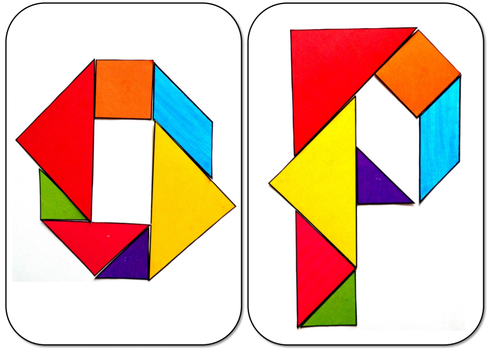 Escuela infantil castillo de Blanca: TANGRAM: ABECEDARIO