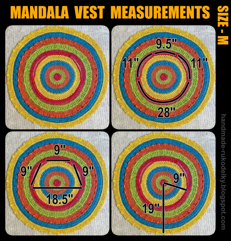 HAND MADE - RUKODELKY: Mandala Vest - Crochet Along