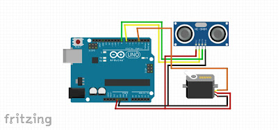 The Simple Tech Projects: How to control servo motor with potentiometer ...