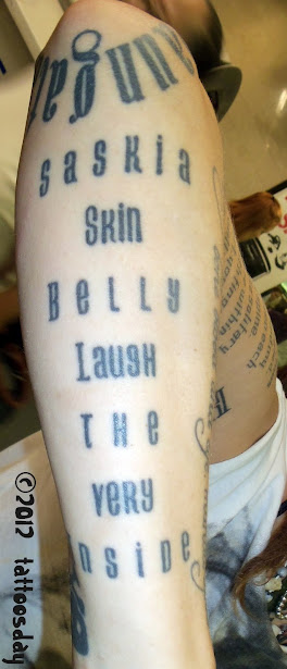 Tattoosday (A Tattoo Blog): Anja's Ink: Not Your Type-ical Tattoos