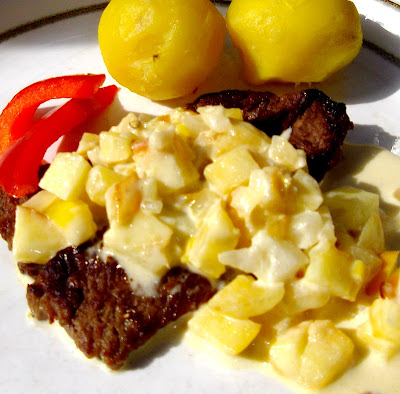 MatSkap: Biffstek med äpple