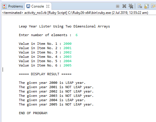 Free Programming Source Codes And Computer Programming Tutorials Leap Year Lister Using Two