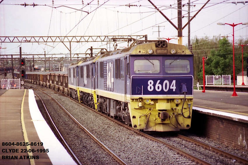Australian Locomotive Rosters: NSW 86 CLASS SPARKS