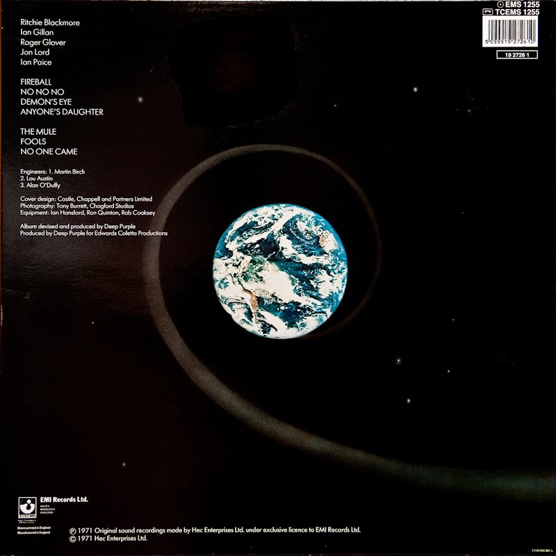 Classic Rock Covers Database: Deep Purple - Fireball (1971)