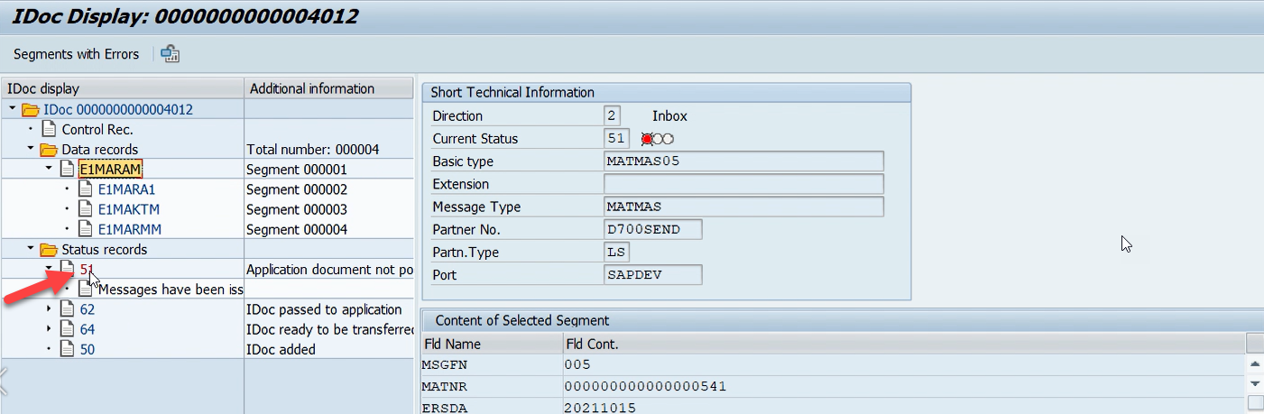 SAP IDOC Troubleshooting - Reprocessing with BD87 and WE19