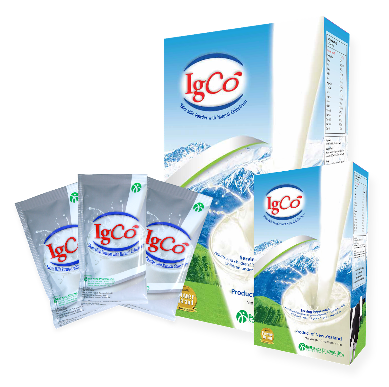 IgCo Natural Colostrum Skim Milk