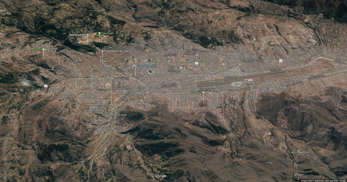 Google Maps: Cuzco