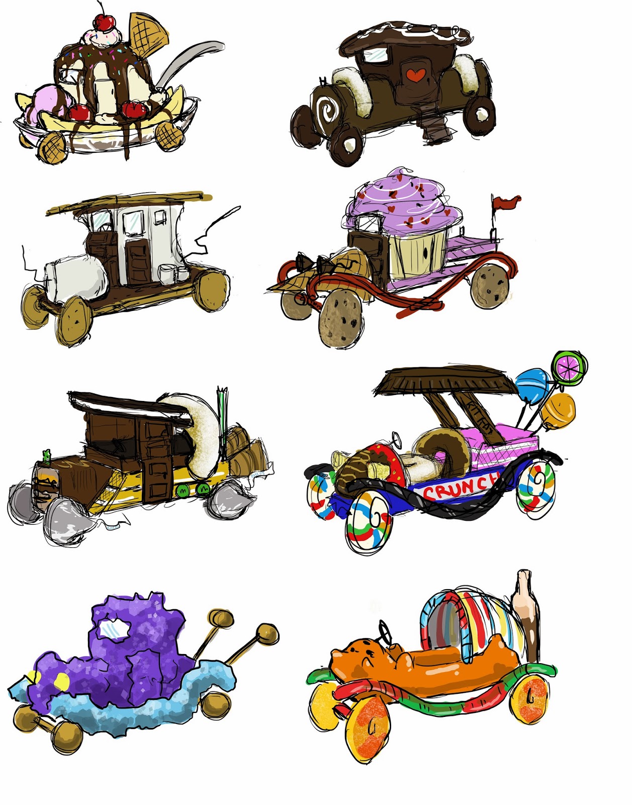 Ashlyn Arts: Paint it Forward: Candy Cars