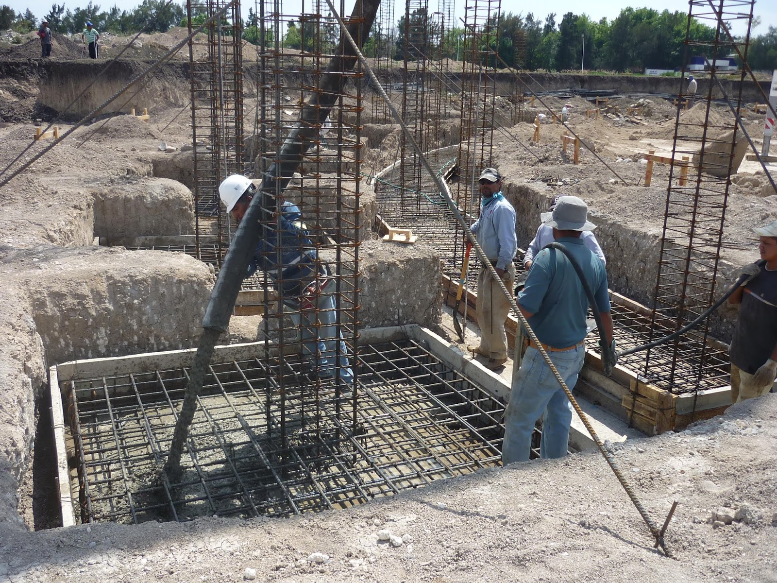 Proceso constructivo de zapatas aisladas