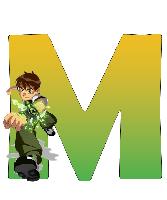 Kits imprimibles gratis : Abecedario Ben 10