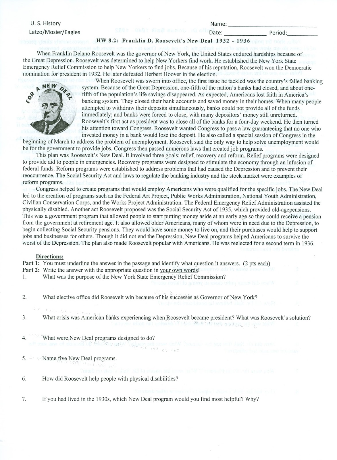 Mr. E's U.S. History and Black History Page: Unit 8 - The Great ...