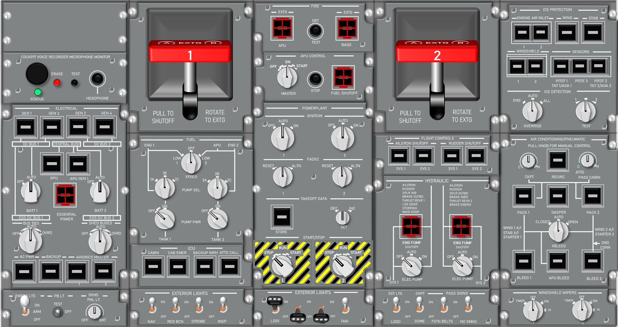 El sistema integrado de aviónica Primus 1000