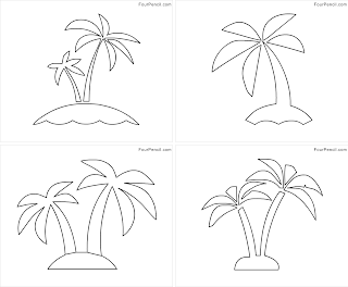Four Coloring: Free printable Island coloring pages for kids