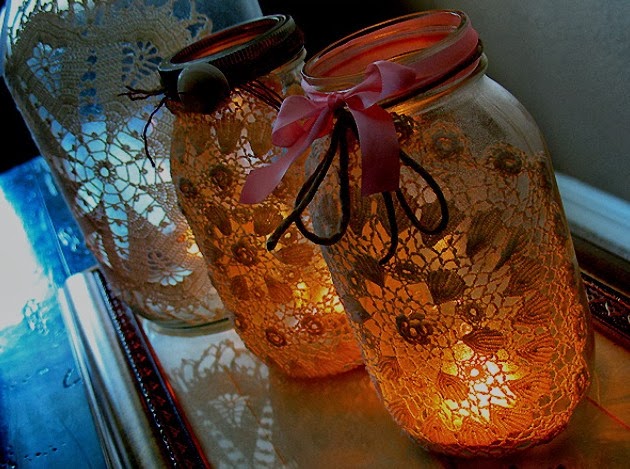 DIY Φαναράκια - Κηροπήγια από Γυάλινα Βάζα | SOULOUPOSETO