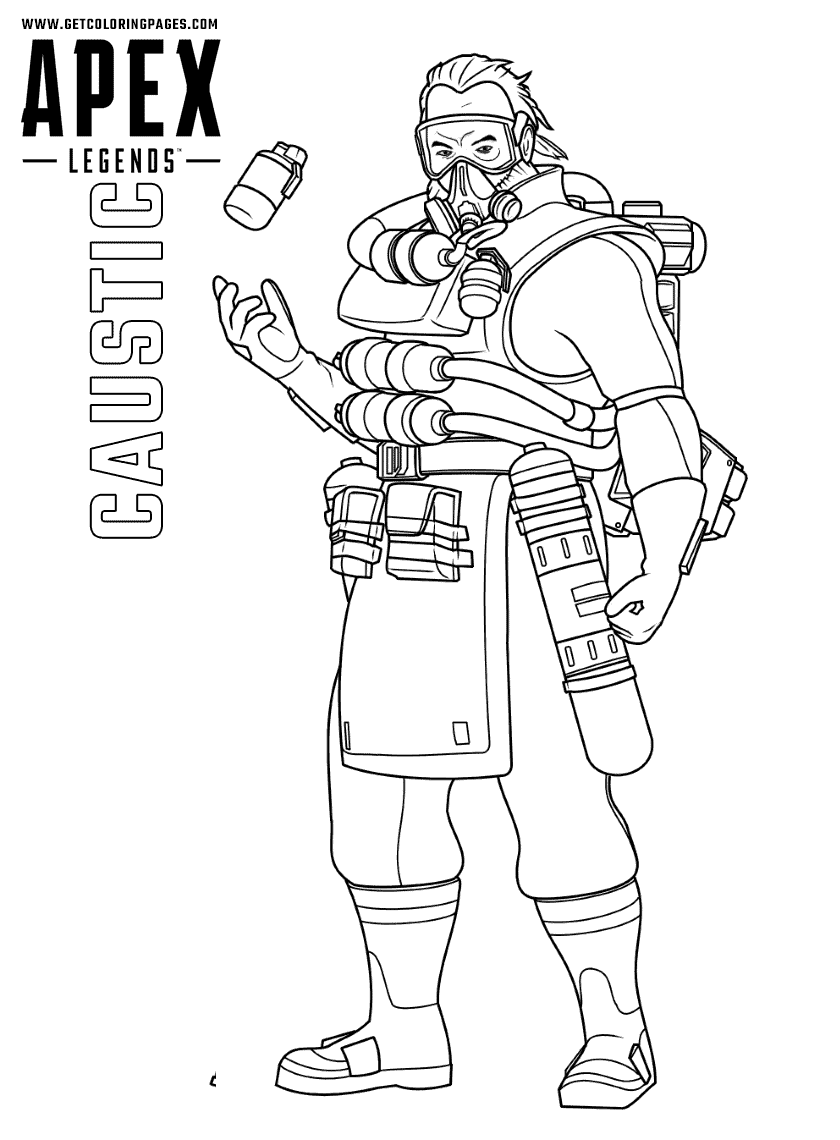 +8 Apex Legends Coloring Pages