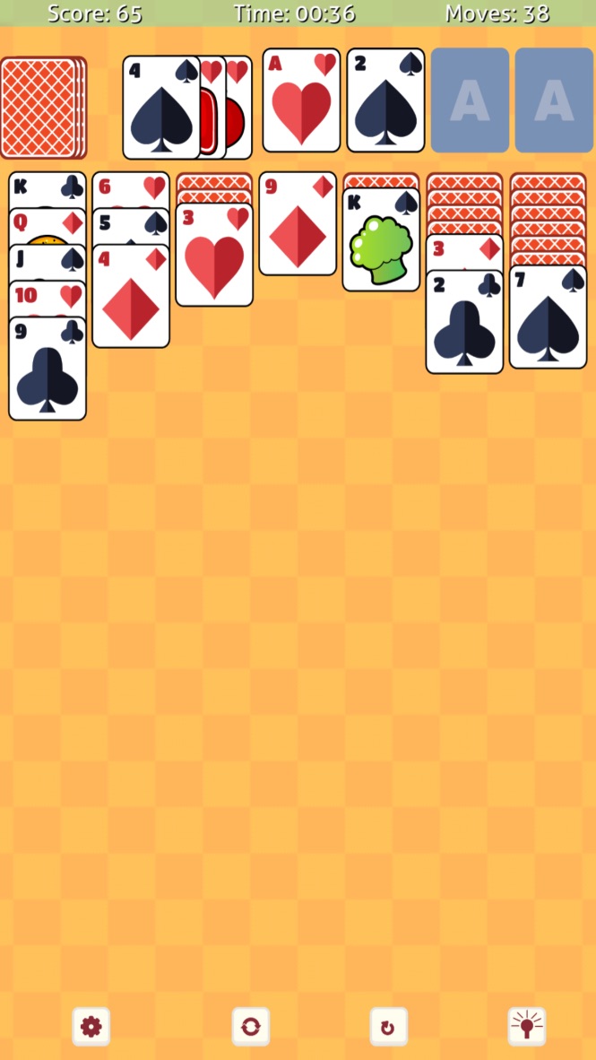 For programming mobile game: Fruit solitaire