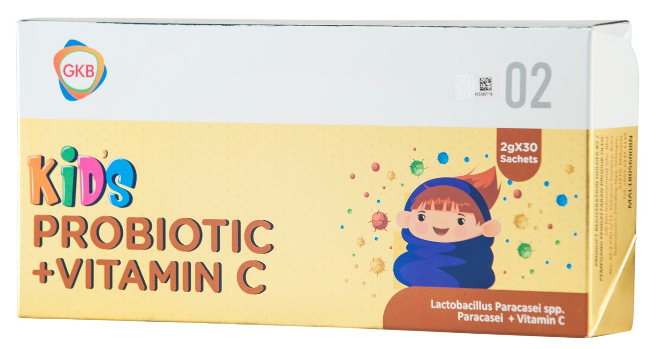 GKB KIDS’ PROBIOTIC + VITAMIN C, Probiotik Kegemaran Kanak-Kanak Untuk ...