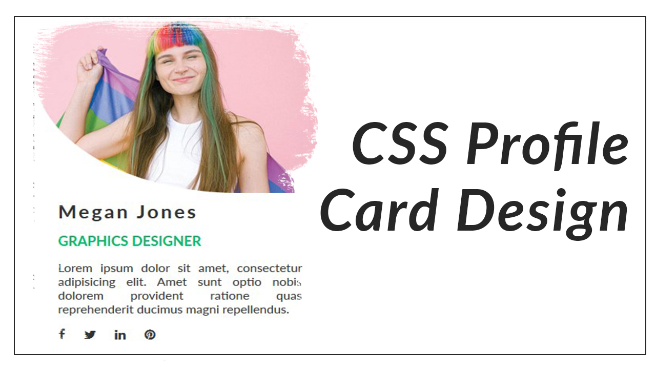 Profile Card UI Design using HTML and CSS Profile Card UI Design using HTML and CSS