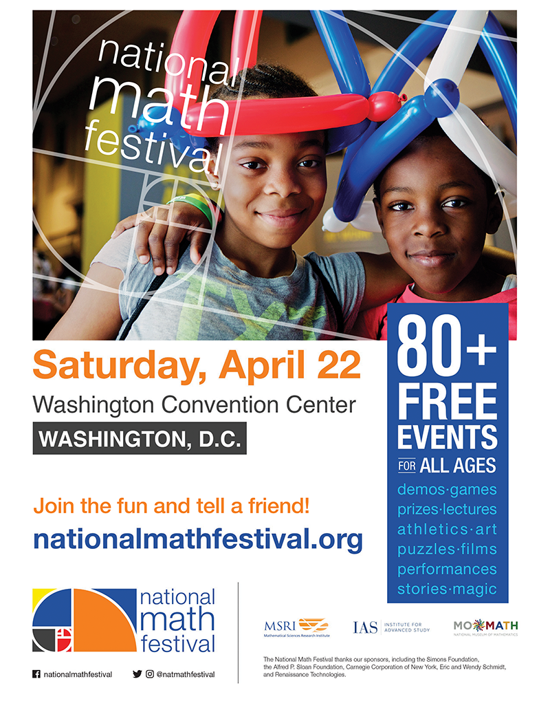 Celebrate the Fun, Beauty, and Power of Math at the 2017 National Math ...