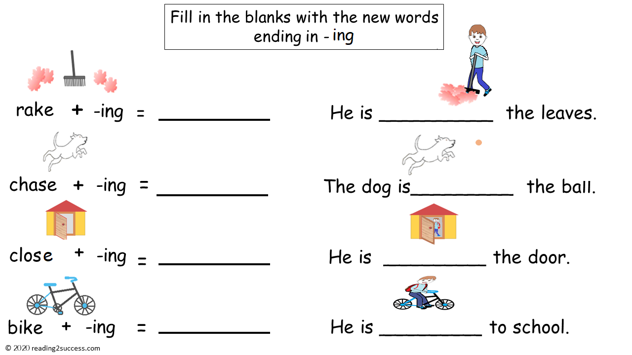 Reading2success: Teaching Kids 3 Spelling Rules when adding -ed & -ing ...