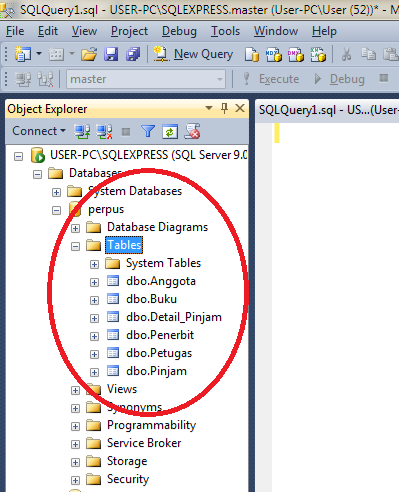 Deddy Laumakut Blog: Membuat database dengan SQL Server