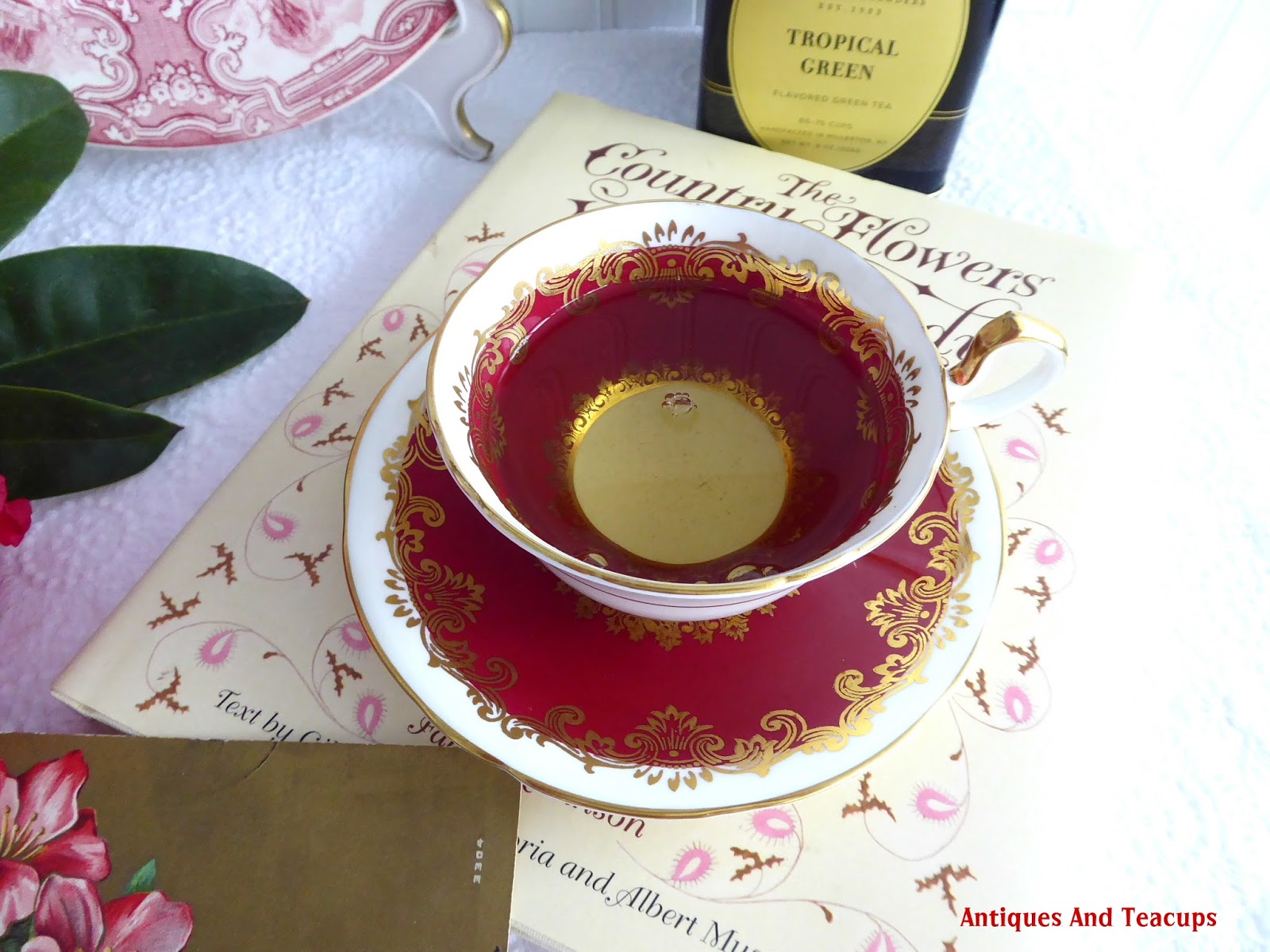 Antiques And Teacups: Tuesday Cuppa Tea, A Rhododendron Tea Time