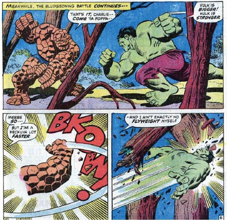 "Hero Envy" The Blog Adventures: HULK VS THING