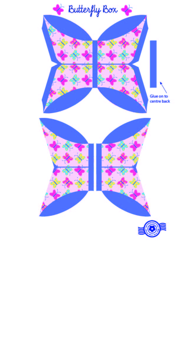 The Papercraft Post: Butterfly Box