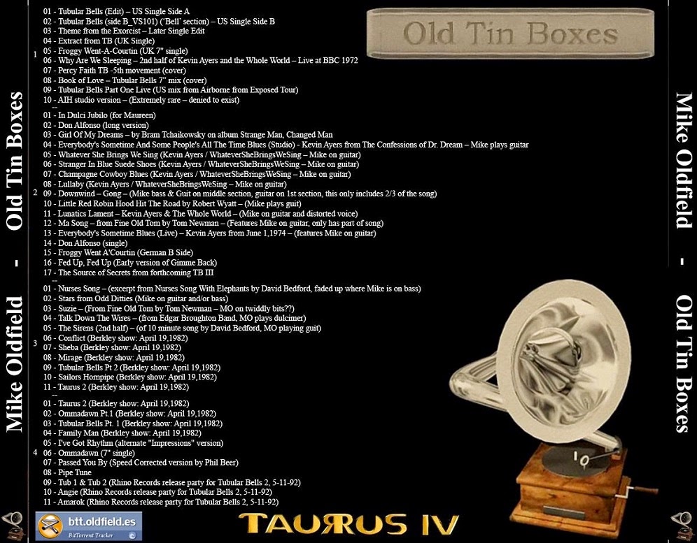 T.U.B.E.: Mike Oldfield - Old Tin Boxes (VAR/FLAC)