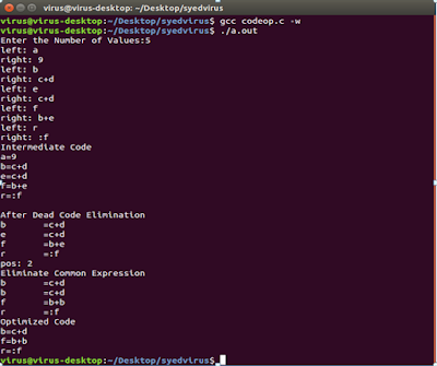 CS6612 Compiler Laboratory