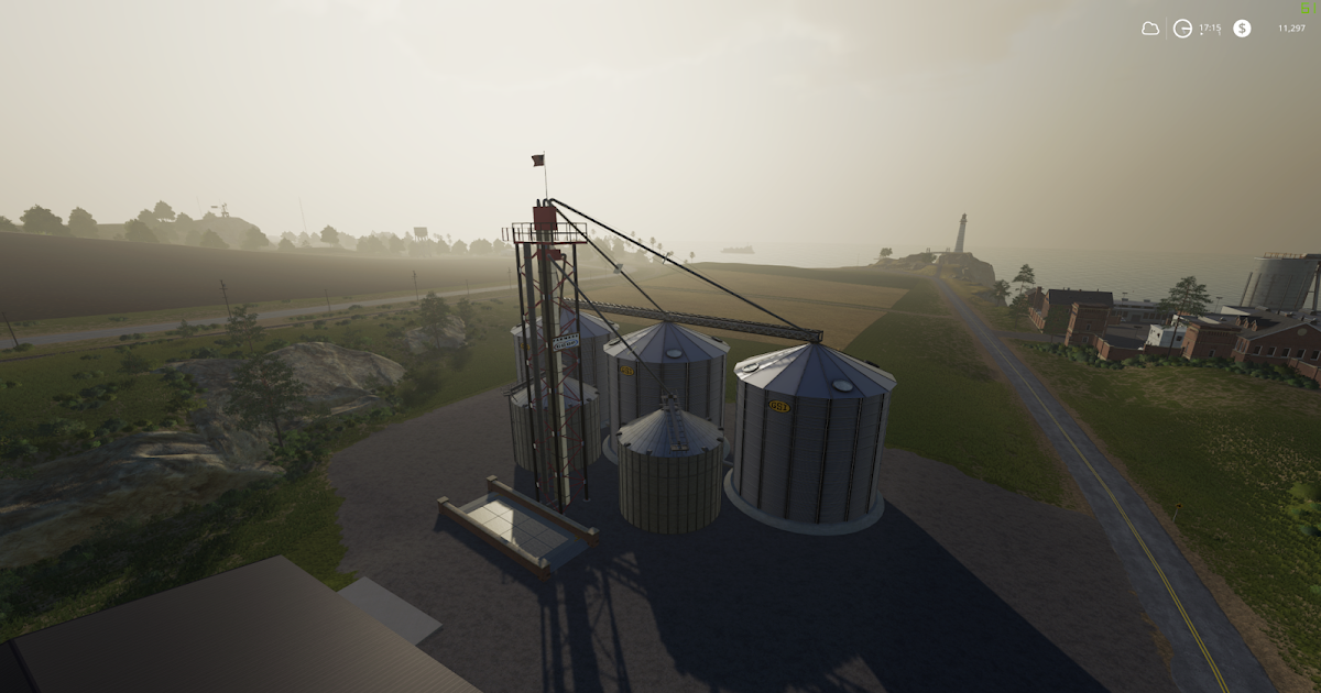 FS19 Placeable animated large grain storag complex - FS 19 & 22 USA ...
