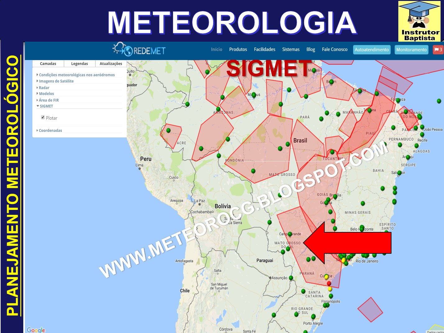 MeteoroCG: COMO ACESSAR CÓDIGO SIGMET - REDEMET