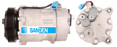 AIR CONDITIONING COMPRESSOR: SD7V16-1279 SANDEN - AC COMPRESSOR